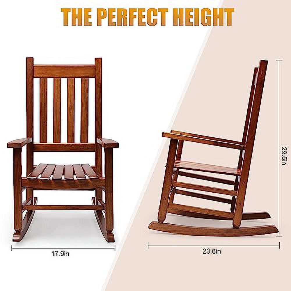 Child's Wood Porch Rocker - Perfect for Indoor or Outdoor All Weather ...