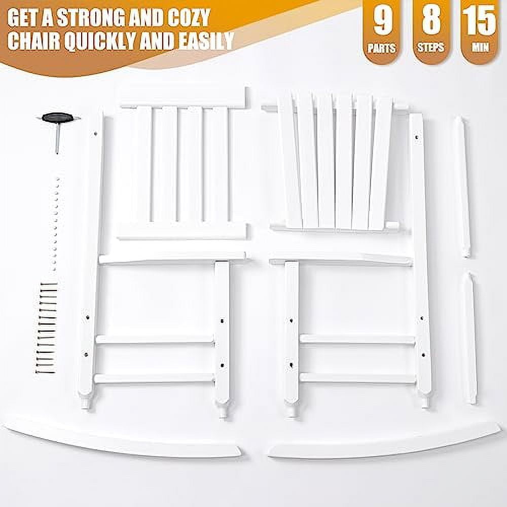 Child's Wood Porch Rocker - Perfect for Indoor or Outdoor All Weather ...