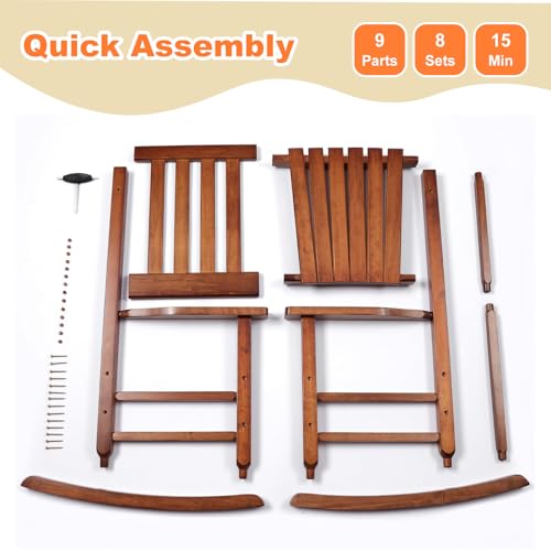 Child’s Wood Rocking Chair, All-Weather Rocking Chairs, Indoor ...