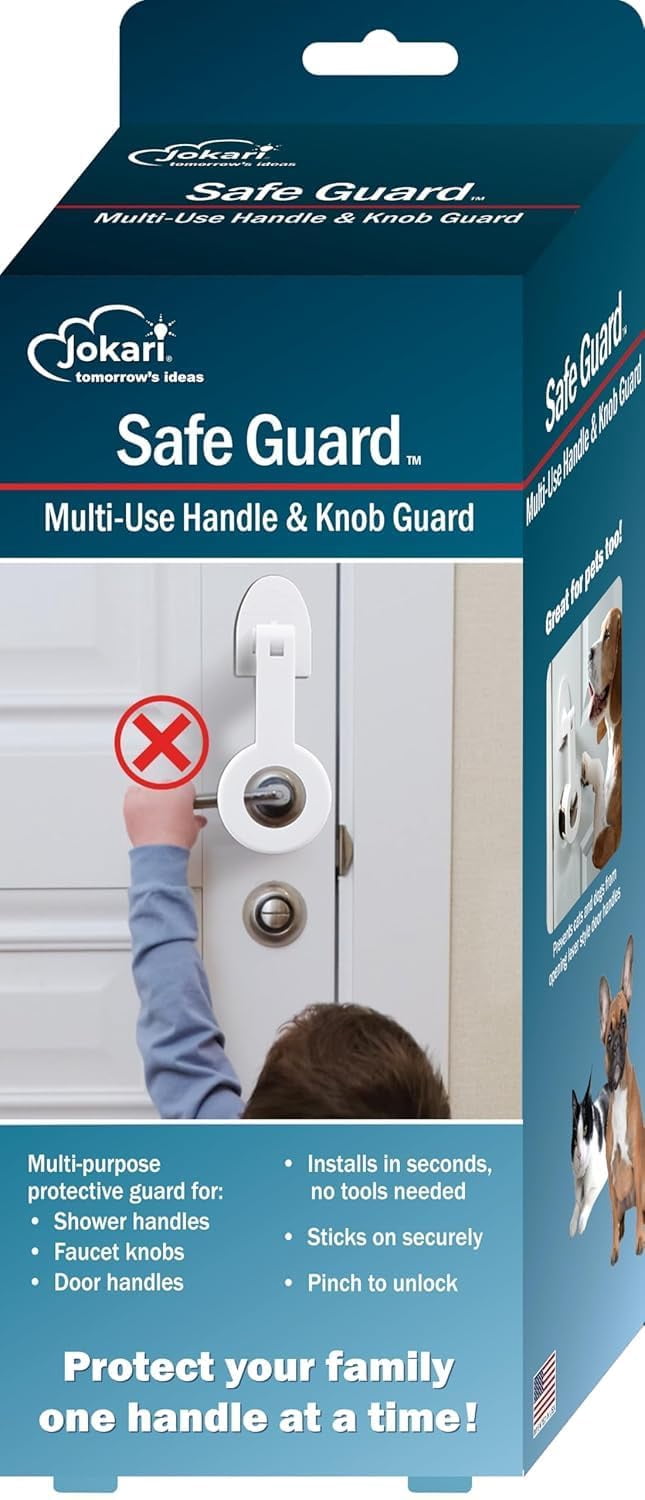 Child safety lock, suitable for sinks, showers, and door handles ...
