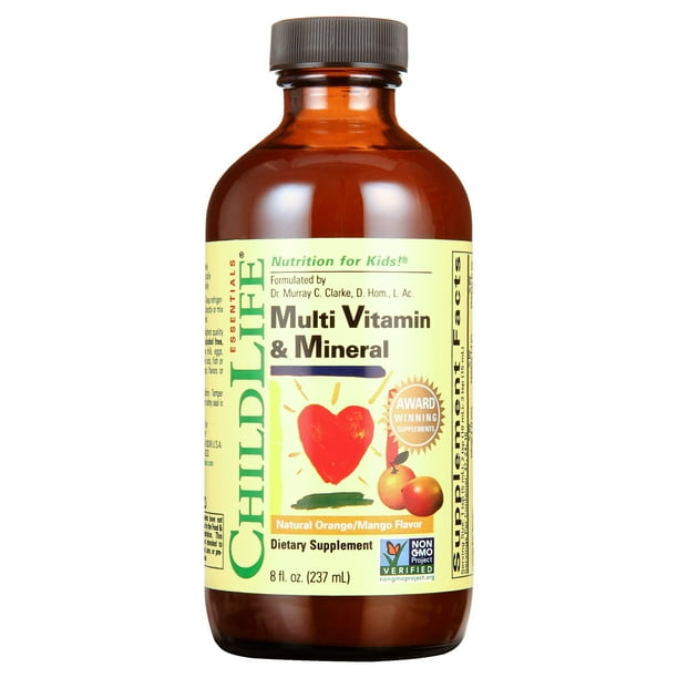 Child Life Essentials - Child Multi Vitamin & Mineral Liquid Orange ...