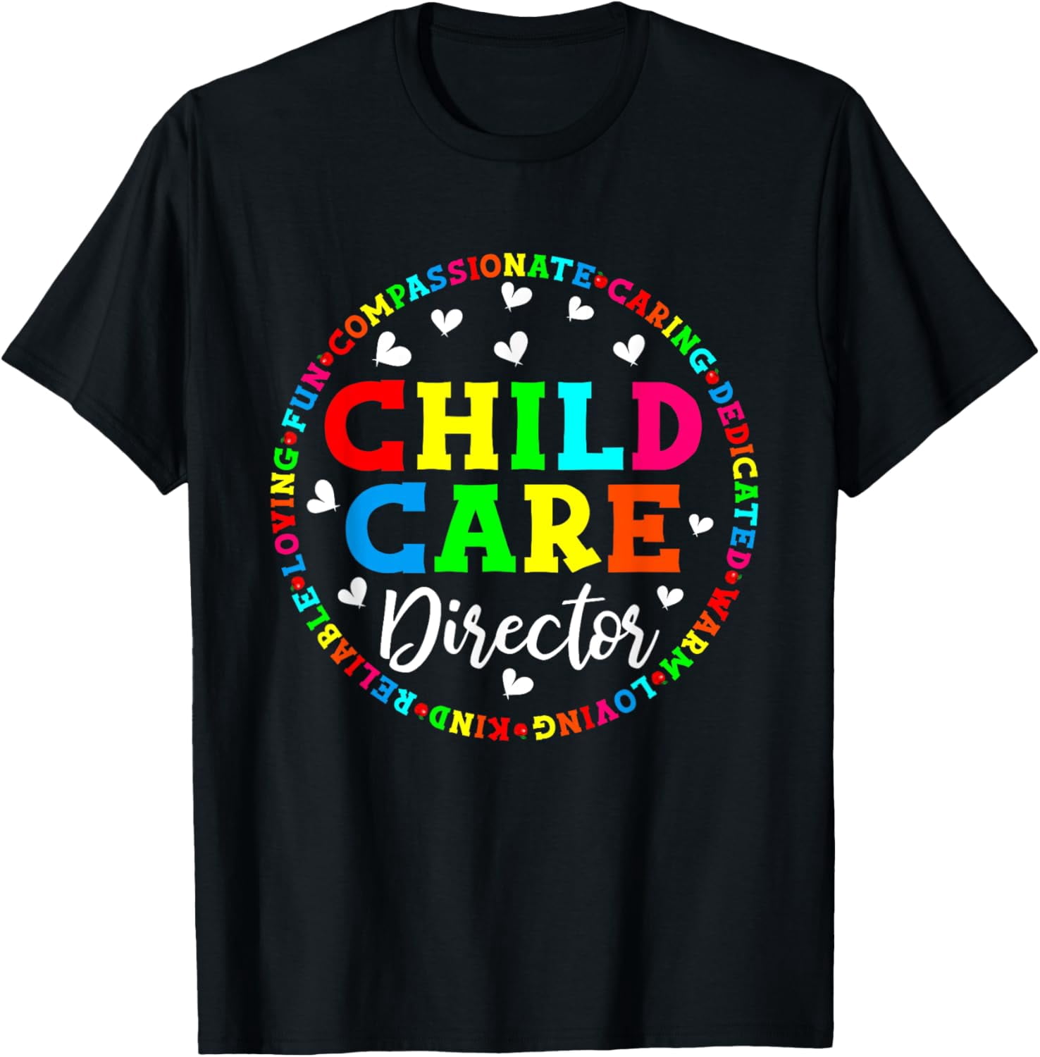 Childcare Director Daycare Crew School Provider Teacher T-Shirt ...