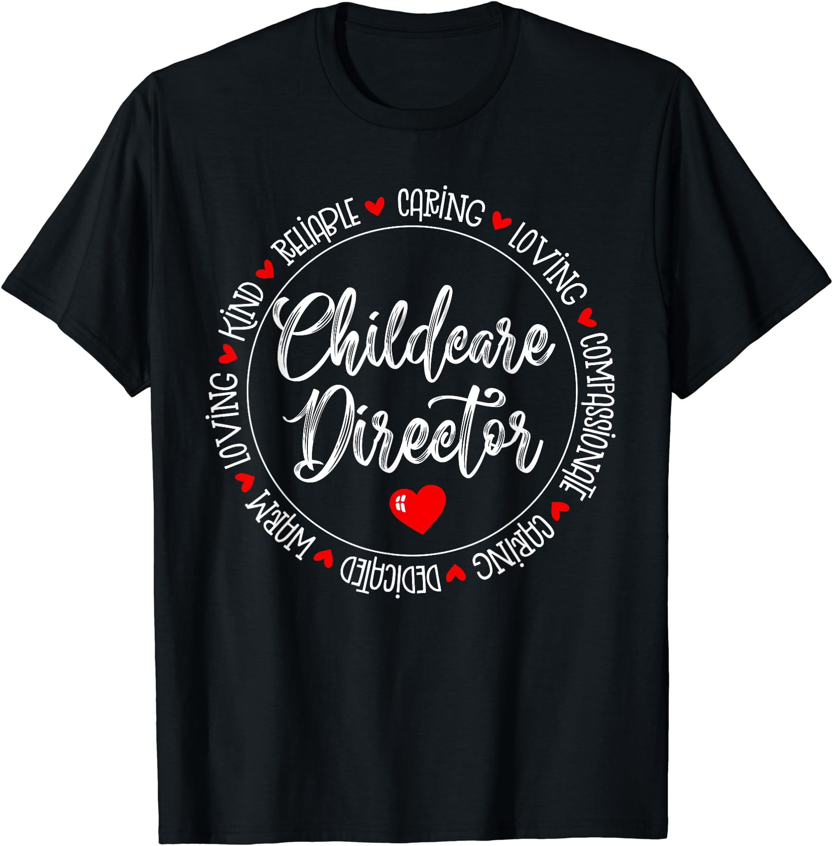 Childcare Director Daycare Crew School Provider Teacher T-Shirt ...