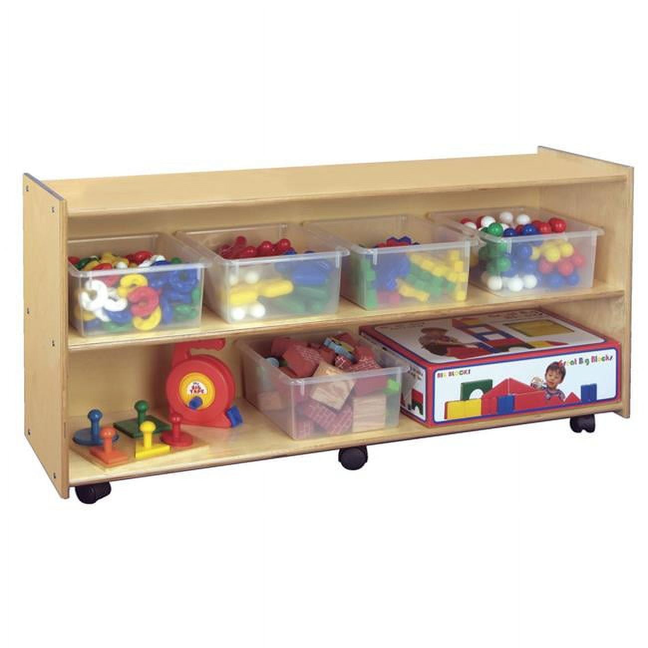 Childcraft 2020862 Storage Unit with Dry Erase Back & 2 Shelves - 47.75 ...