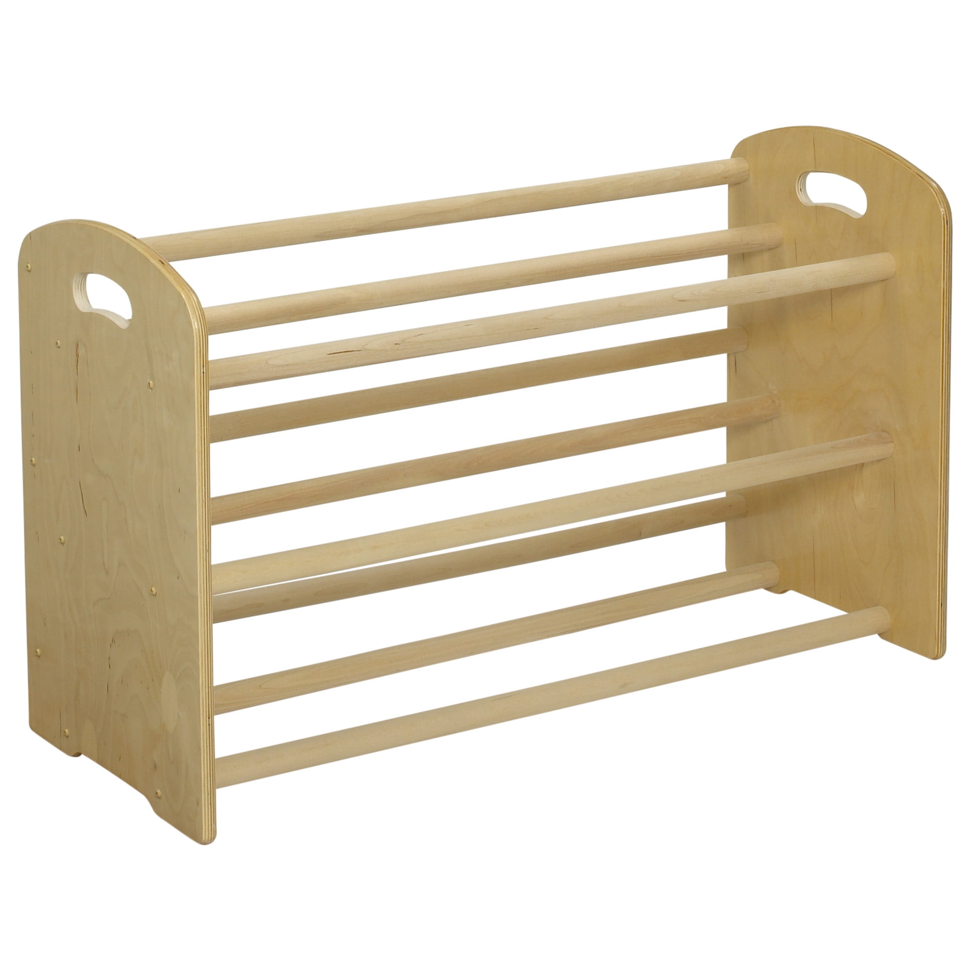 Childcraft ABC Furnishings Dowel Rack Storage, 12 Tray Capacity, 35-3/4 ...