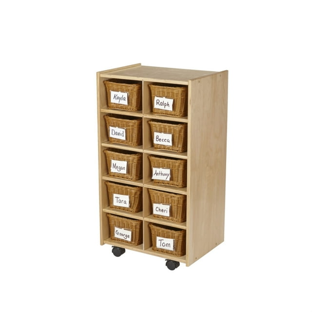 Childcraft Mobile 10 Compartment Cubby - Walmart.com