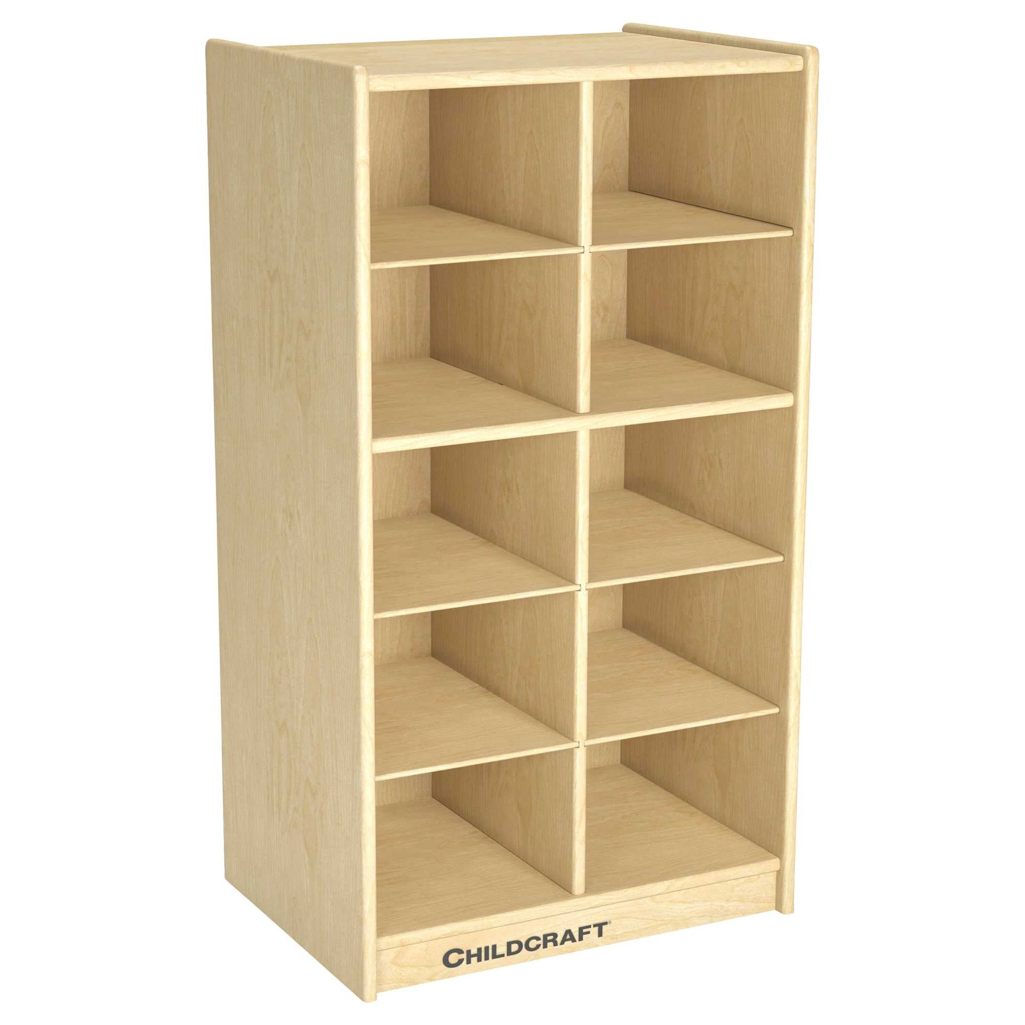 Childcraft Mobile Deep Cubby, 10 Tray Capacity, 19-1/2 x 14-1/4 x 36 ...