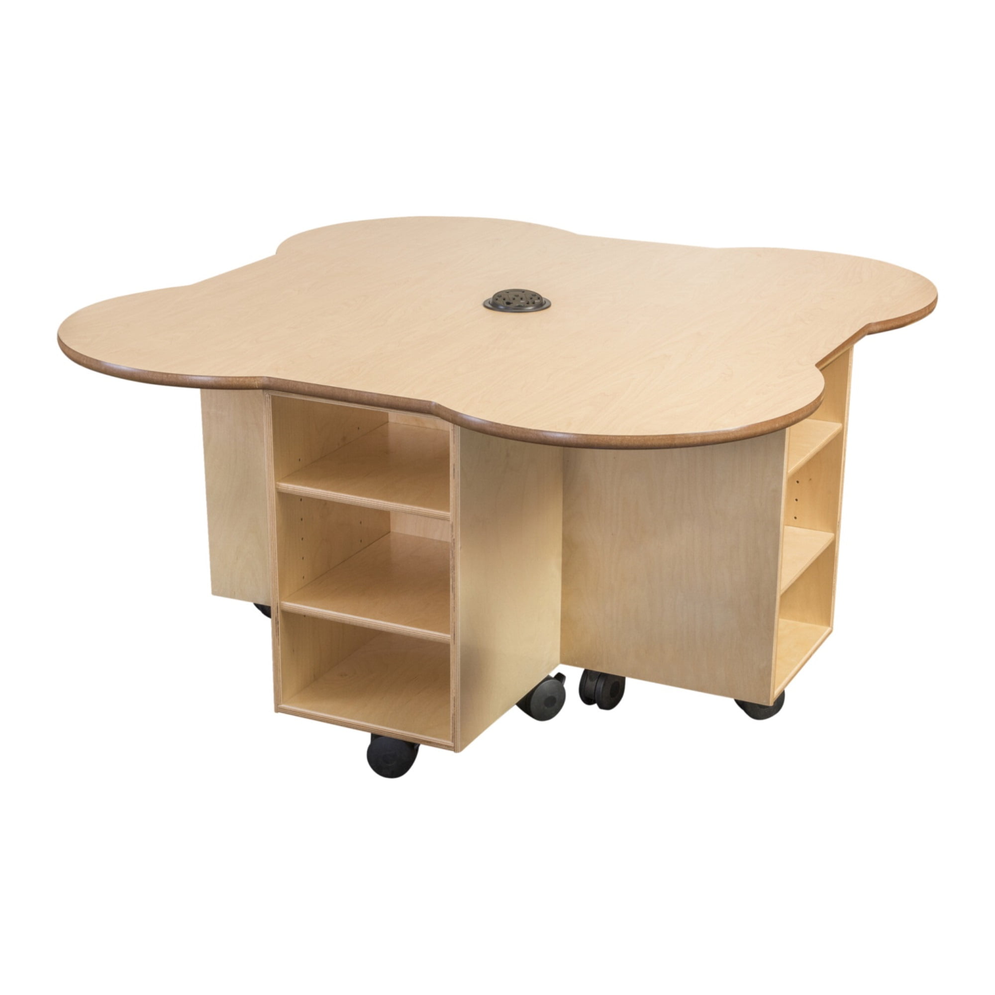 Childcraft Classroom Mobile STEAM Table, 47-3/4 x 47-3/4 x 25 Inches ...