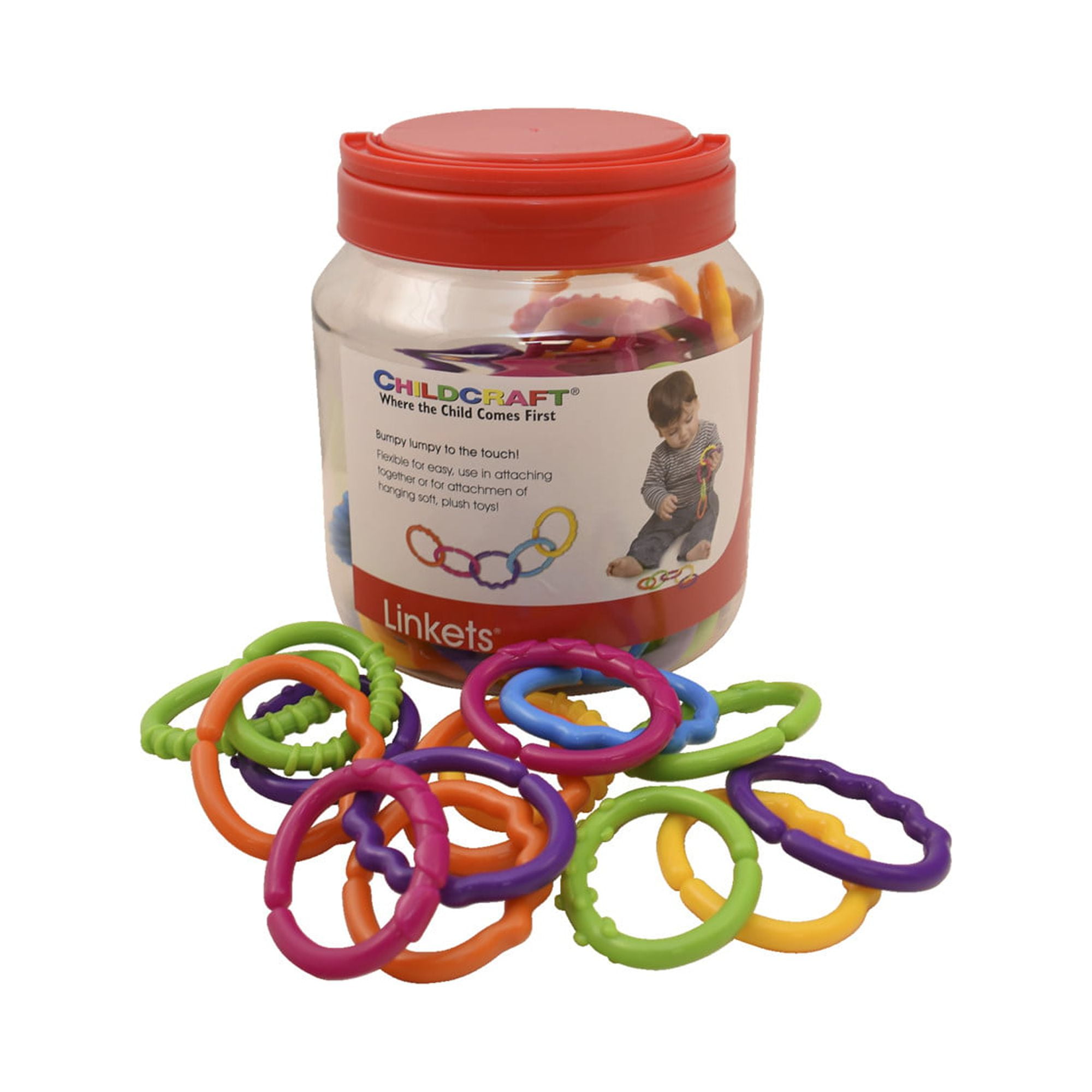 Childcraft Toddler Manipulatives Linkets, Set of 66 - Walmart.com