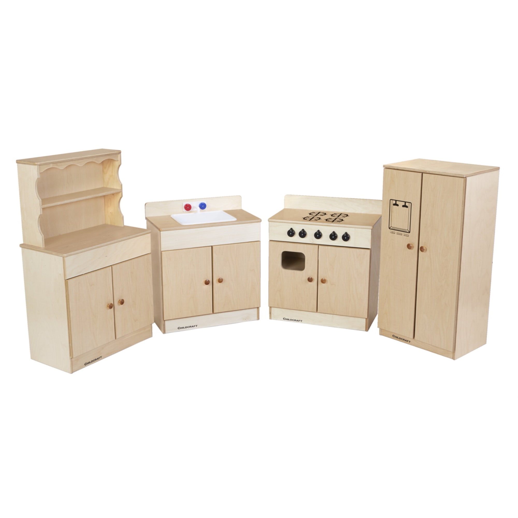 Childcraft Play Kids Traditional Kitchen Set, 4 Pieces - Walmart.com