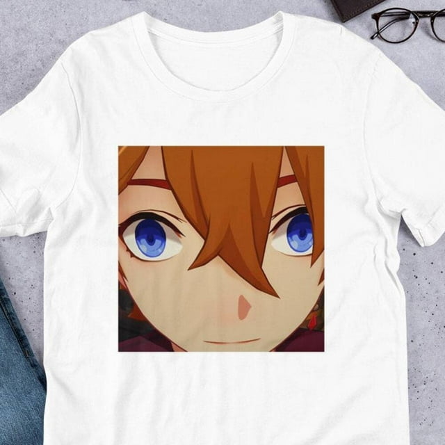Childe Tartaglia Face Genshin Impact Meme / Funny Anime Meme Shirt ...