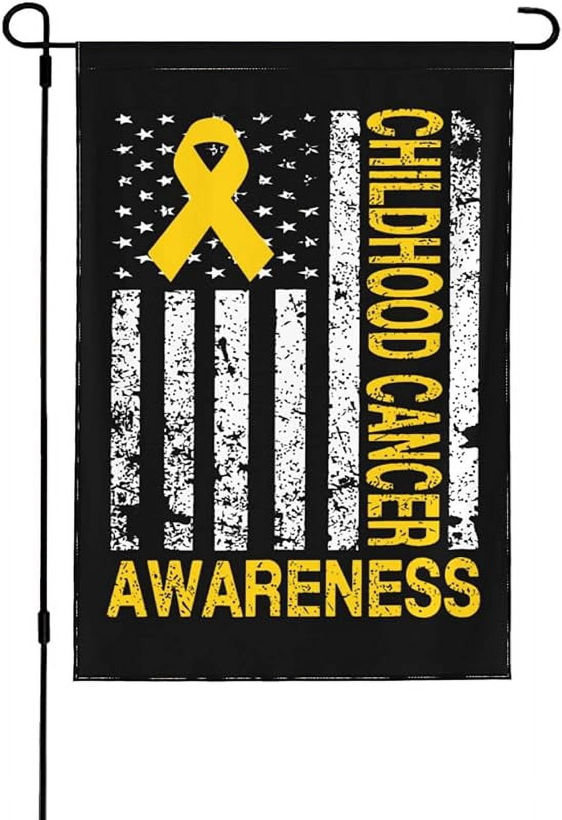 Childhood Cancer Awareness Flags, Be Kind Sunflower Mental Health ...