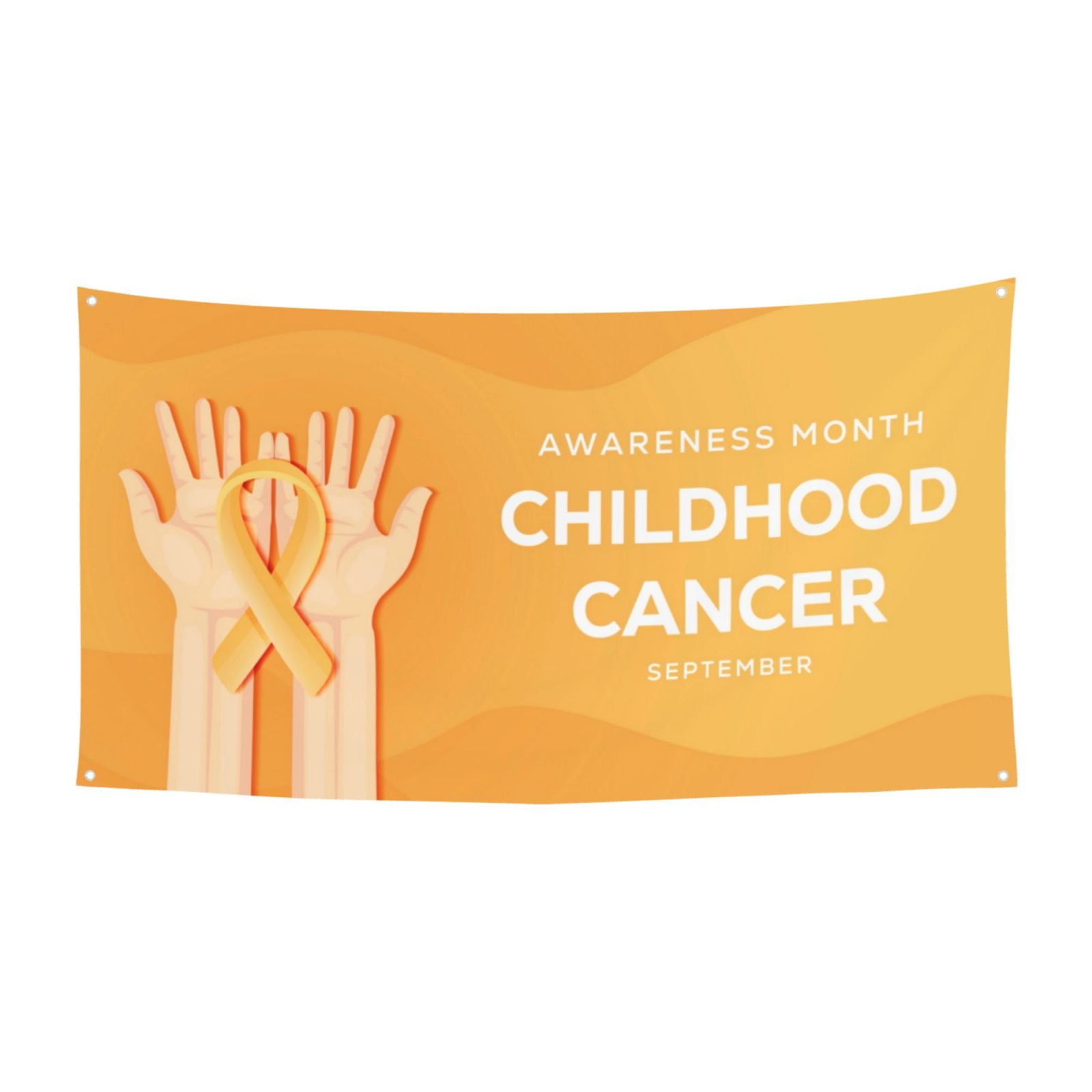 Childhood Cancer Awareness Month Banner Flag Photography Background ...
