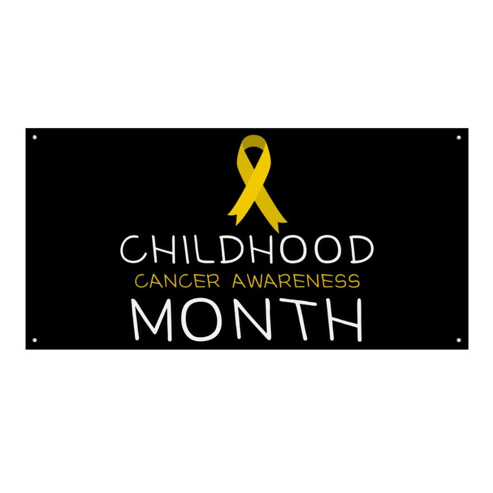 Childhood Cancer Awareness Month Banners Flag Hanging Backdrop Sign ...