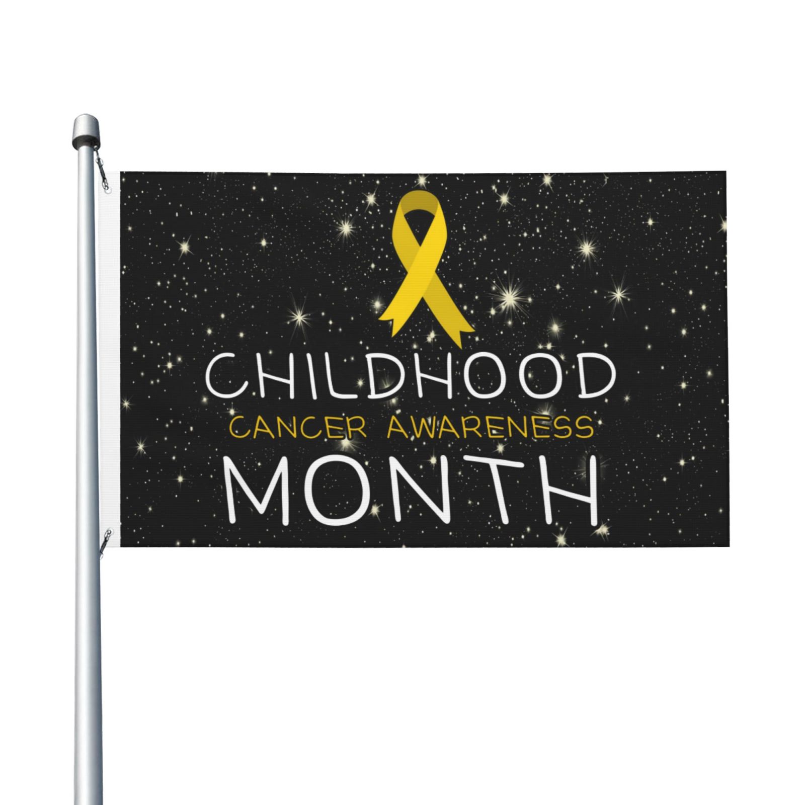 Childhood Cancer Awareness Month Flag 3x5 Ft Double-Sided Flag Outdoor ...