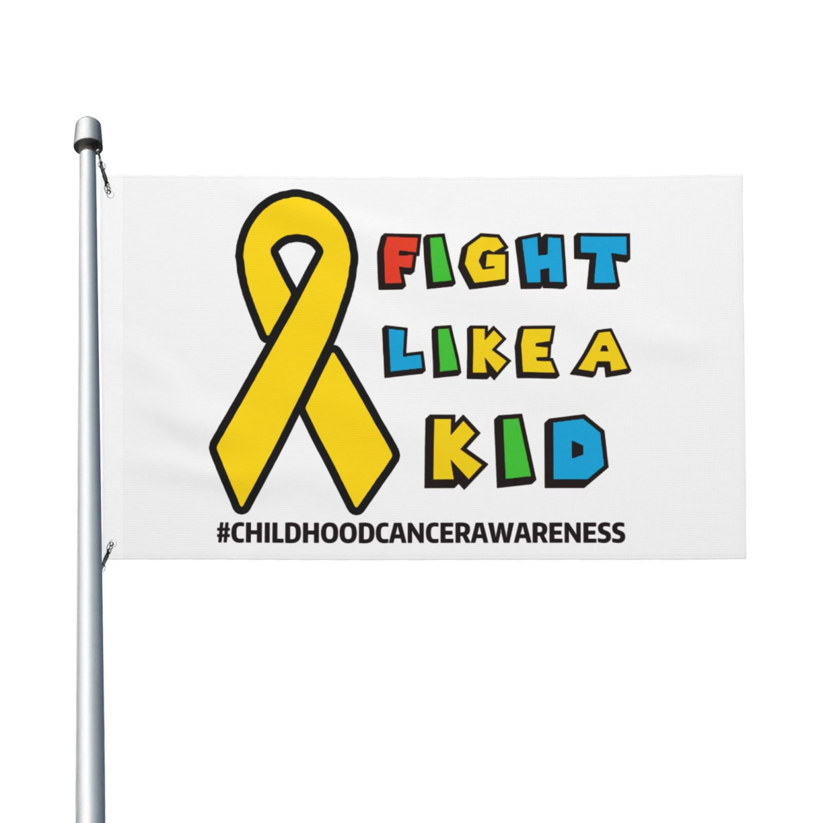 Childhood Cancer Awareness Month Flag 3x5 Ft Double-Sided Flag Outdoor ...