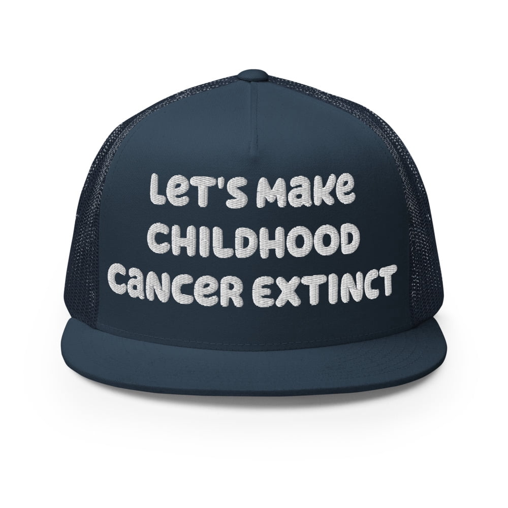 Childhood Cancer Awareness Pediatrician Embroidered Trucker Cap, Let's ...