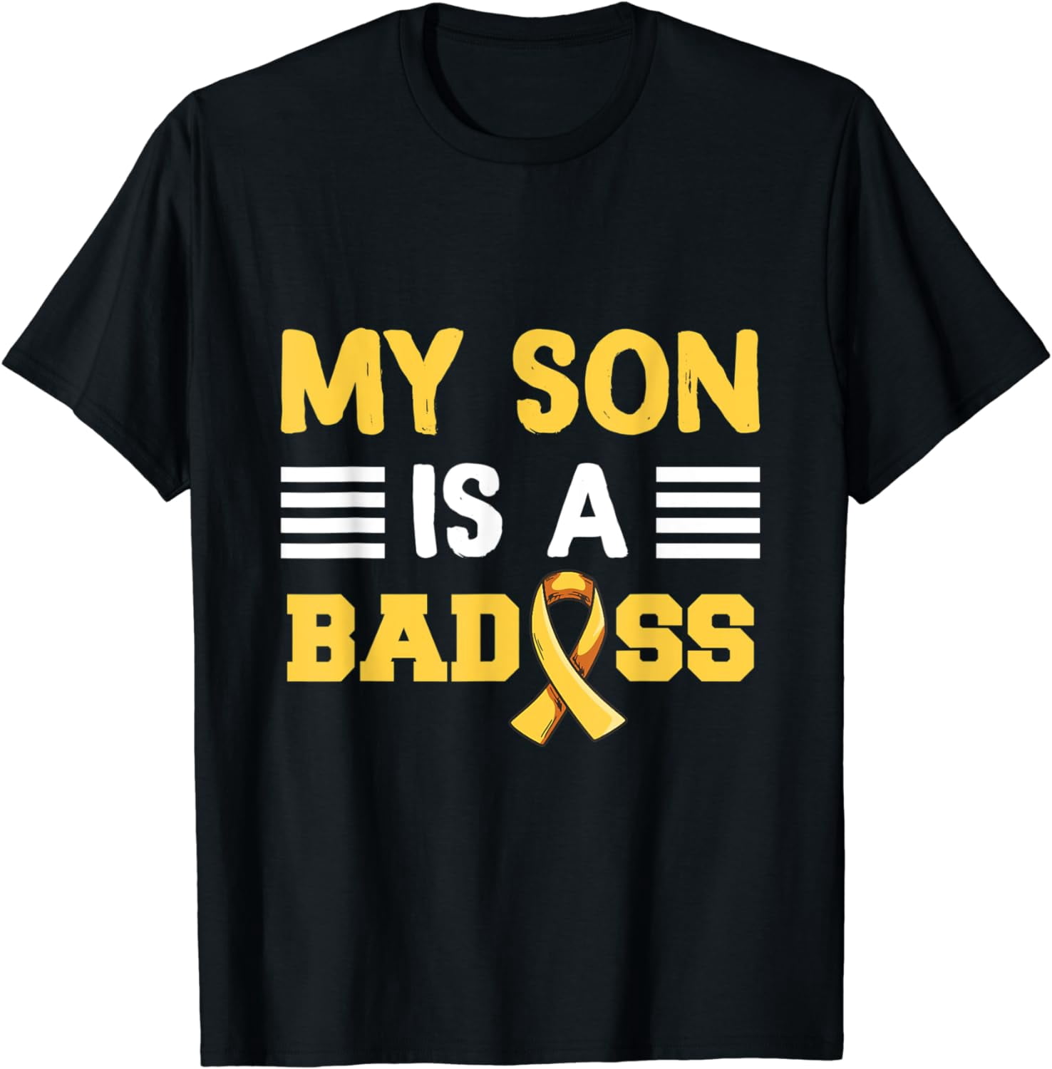 Childhood Cancer Design for a Dad of a warrior summer fashion T-shirt ...