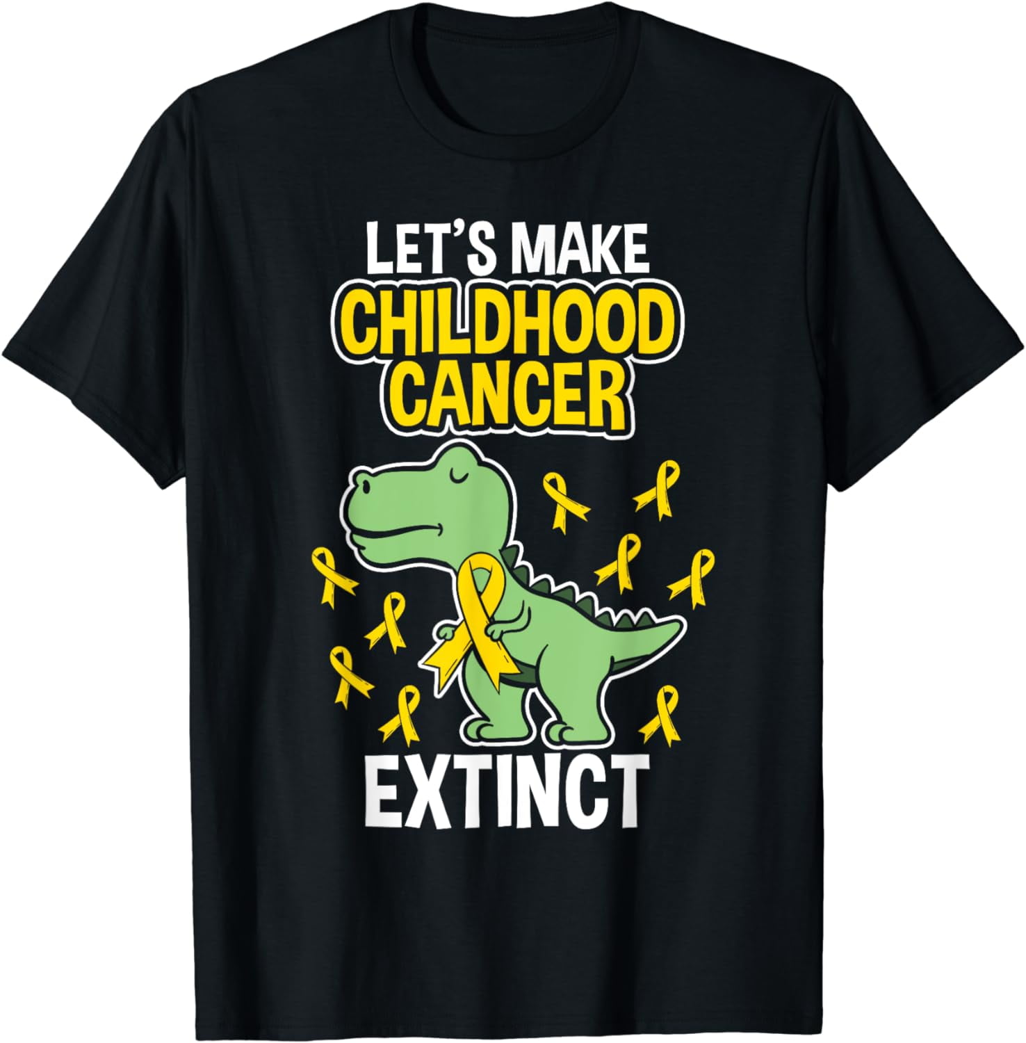 Childhood Cancer Extinct Dinosaur Dino Pediatrician Pedia T-Shirt ...
