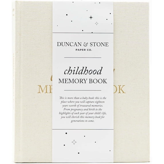 Childhood Memory Book - Elegant Memory Book For Kids Till Age 18 W ...