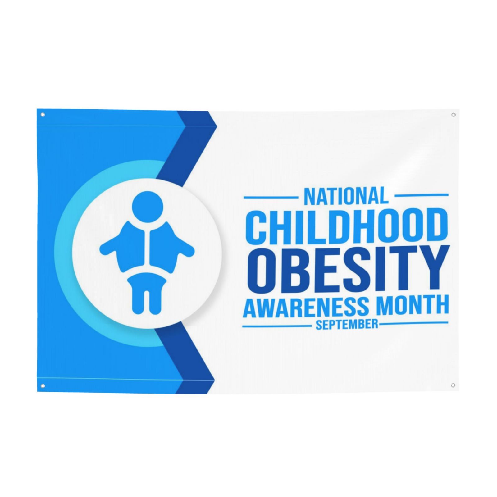 Childhood Obesity Awareness Yellow Ribbon Large Banner Party ...