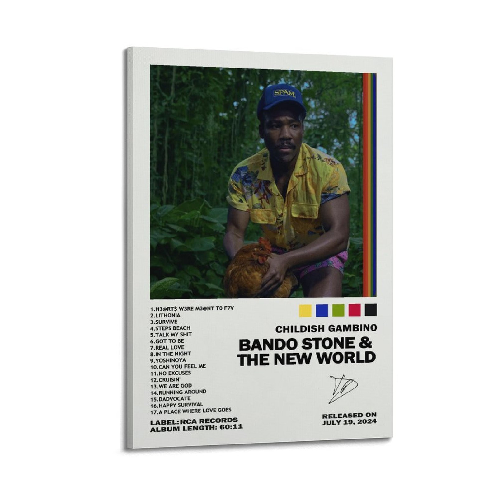 Childish Gambino Bando Stone & The New World Poster Hot Music Albums ...