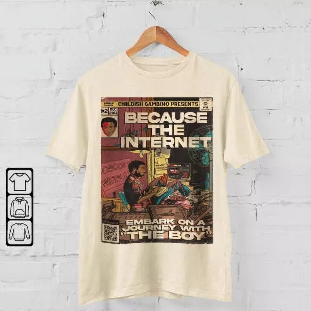 Childish Gambino- Because The Internet Comic Art Book Retro Shirt For ...