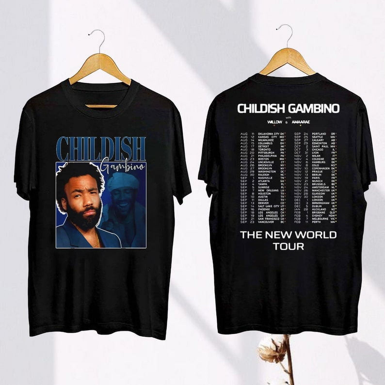 Childish Gambino Bootleg Shirt, Childish Gambino The New World Tour ...