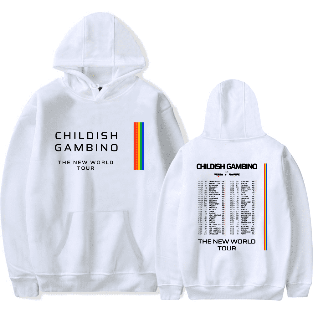 Childish Gambino Hoodie The New World Tour Merch Sweatshirt for Men and ...