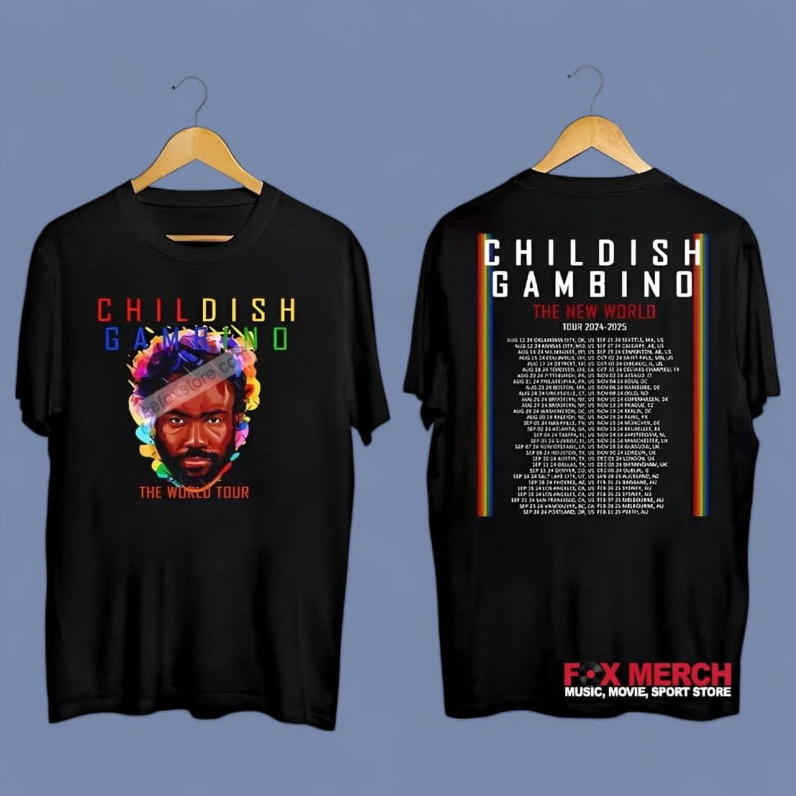 Childish Gambino New World Tour 2024-2025 Music T-Shirt - Walmart.com