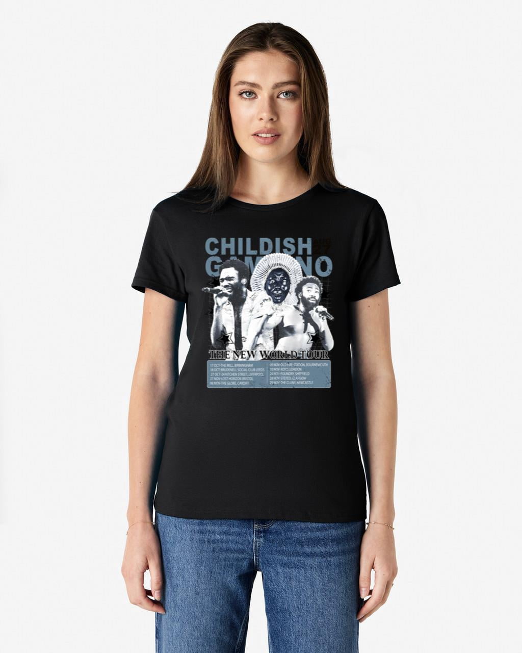 Childish Gambino New World Tour 2024 T-Shirt Vintage, for men & women ...