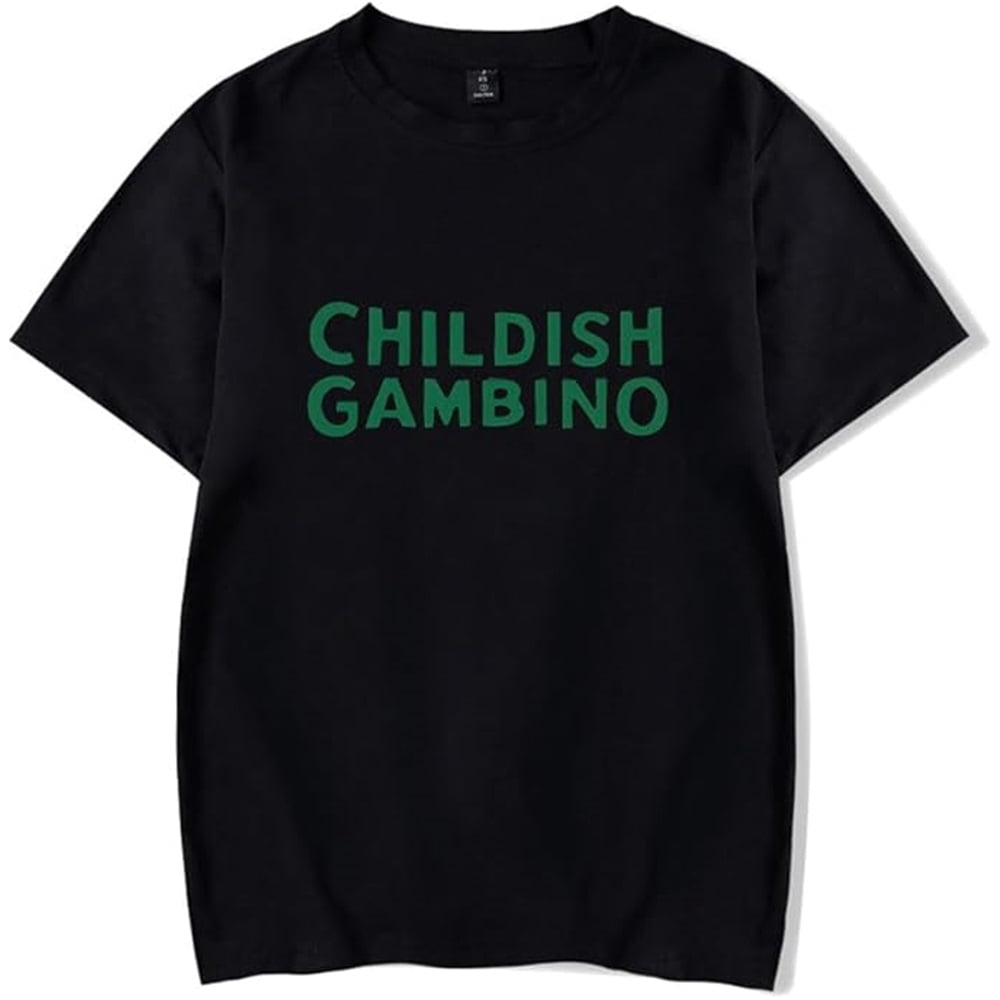 Childish Gambino Tshirt Unisex Short Sleeve T-Shirts Men Women Casual ...