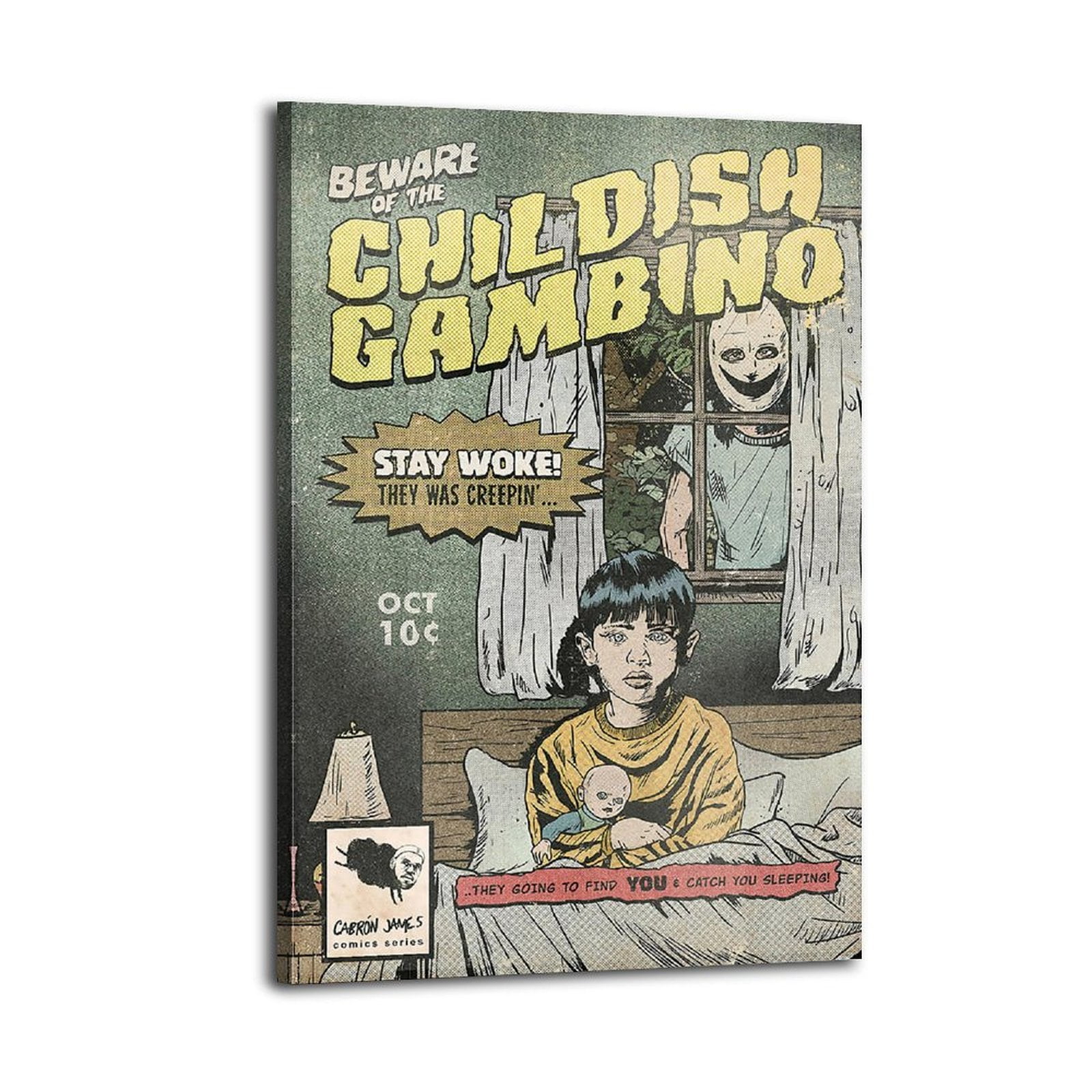 Childish Poster Gambino Redbone Comic Poster Music Canvas Modern Poster ...