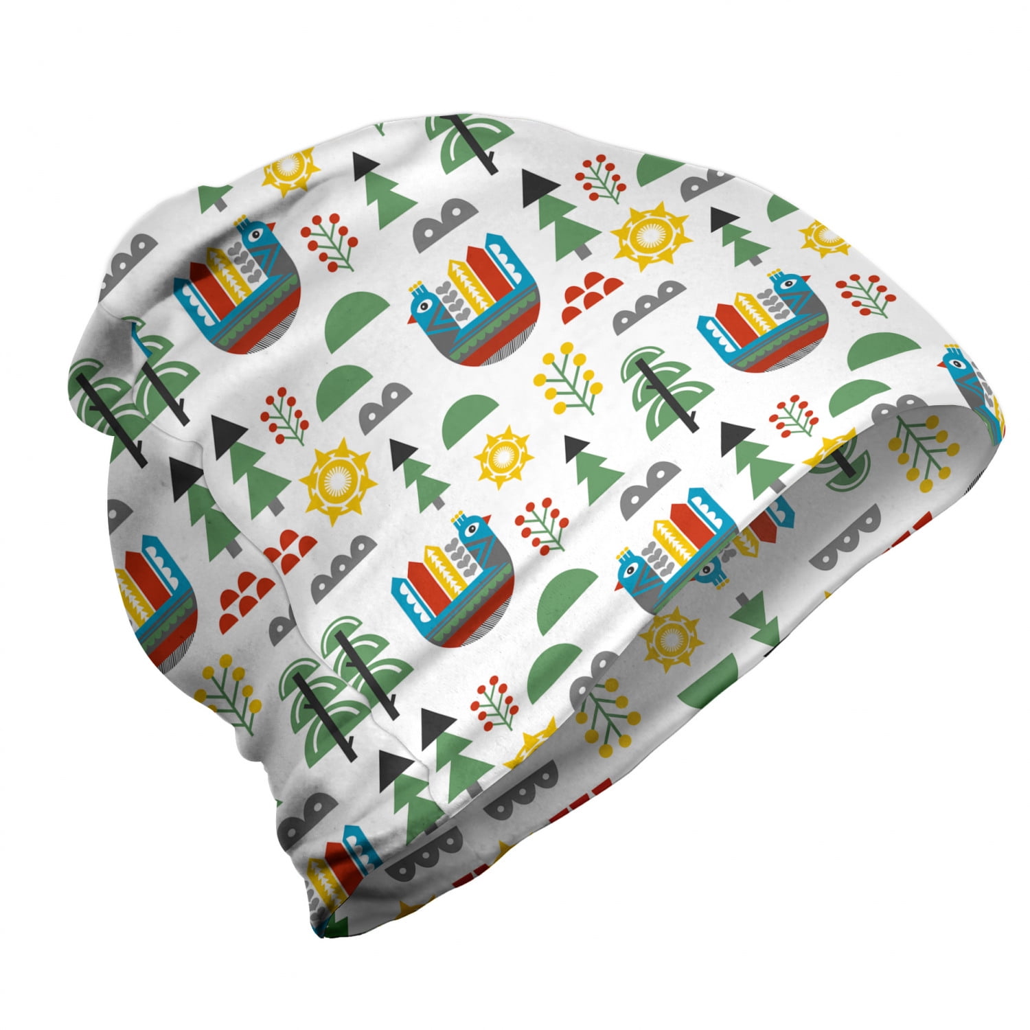 Childish Unisex Beanie, Chicken Shaped Apartments, Hiking Outdoors, Off ...