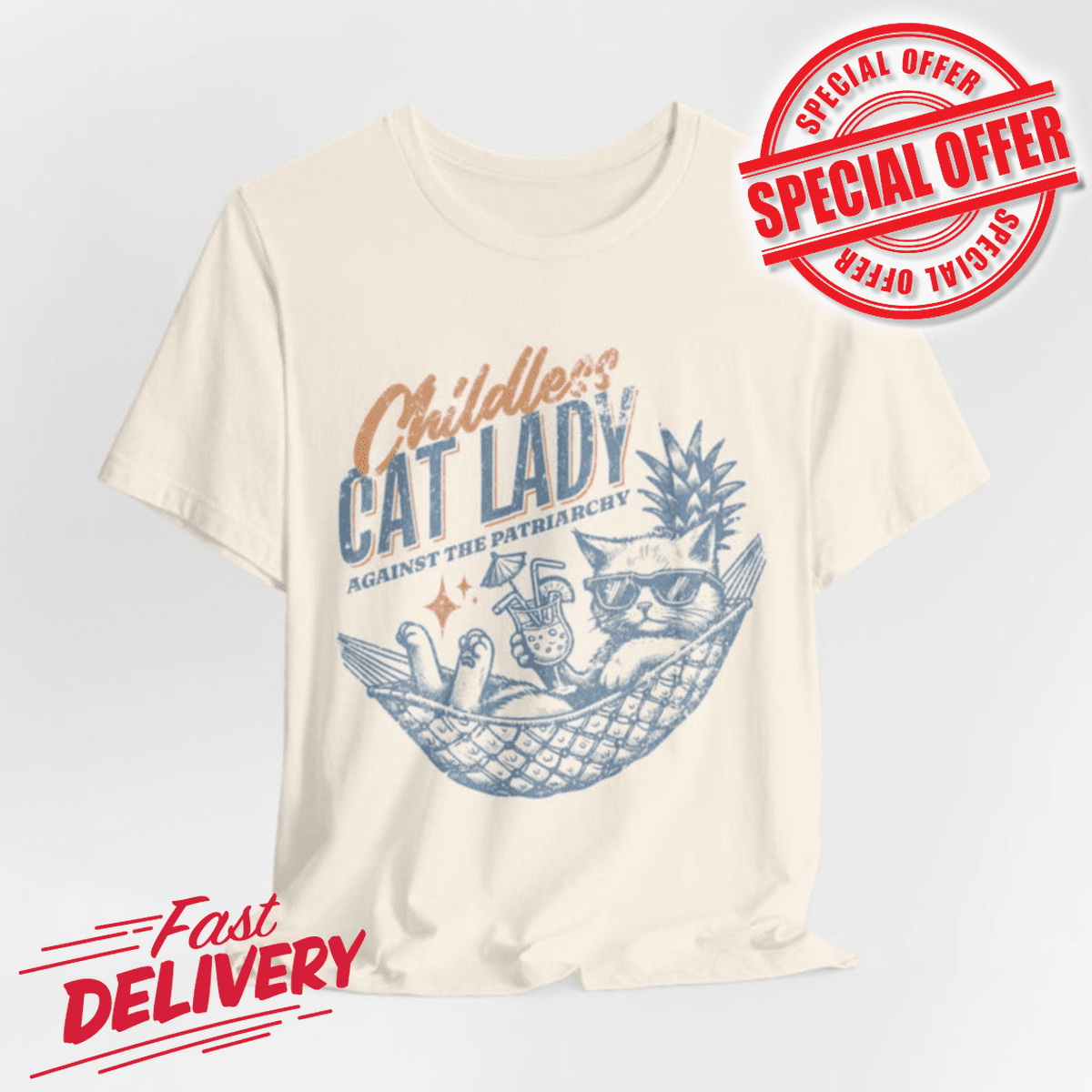 Childless Cat Lady Against The Patriarchy T-shirt Kamal Harriss 2024 ...