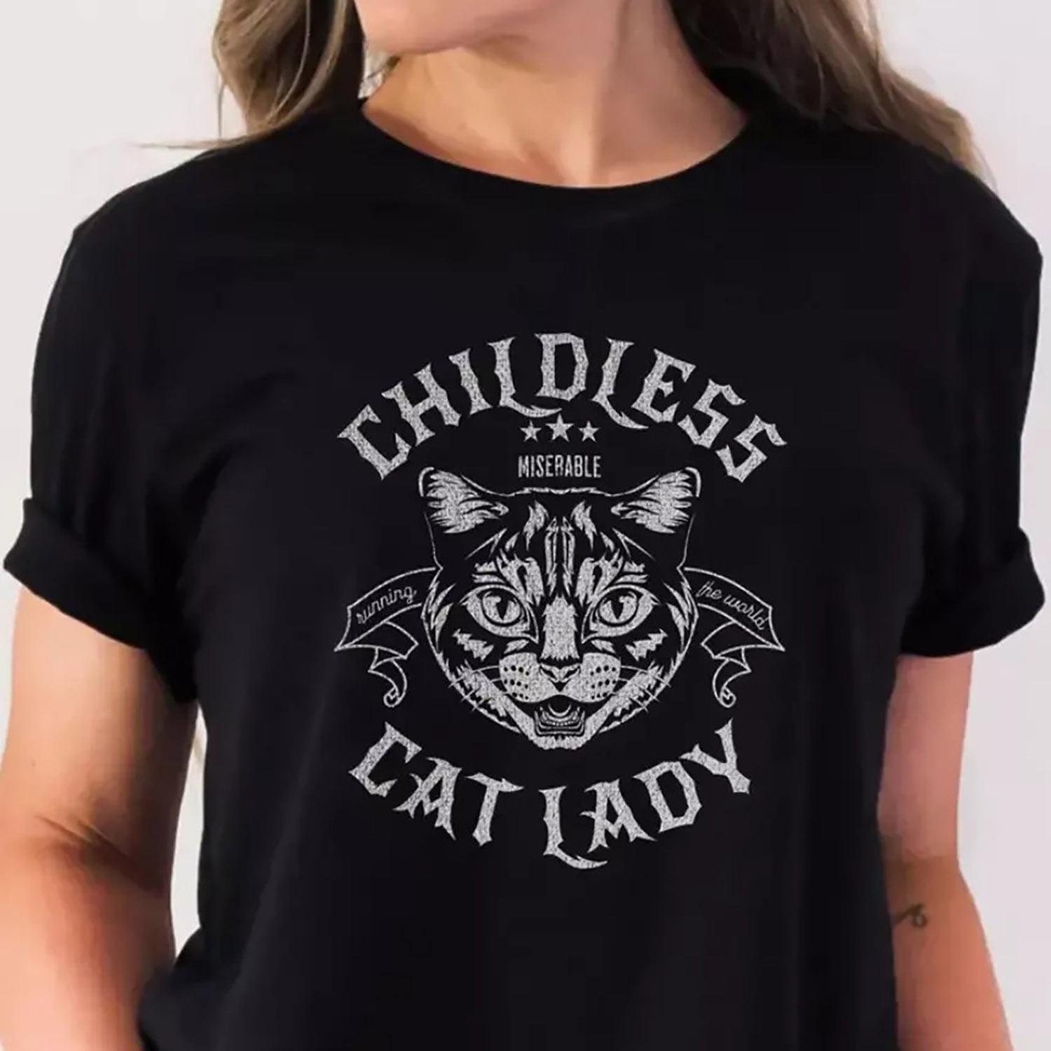 Childless Cat Lady Shirt, Vote 2024, Feminist Voting Shirt Fight For ...