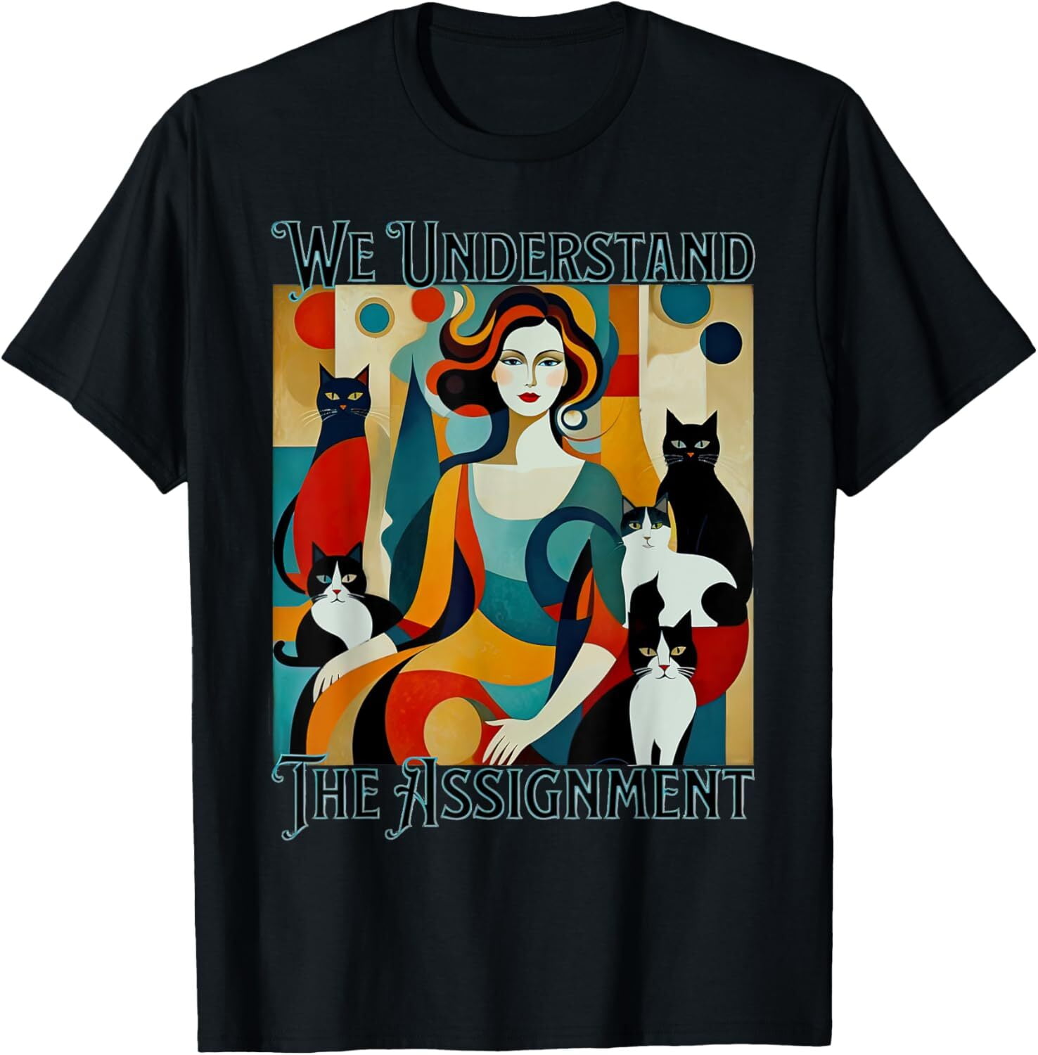 Childless Cat Lady We Understand The Assignment T-Shirt - Walmart.com