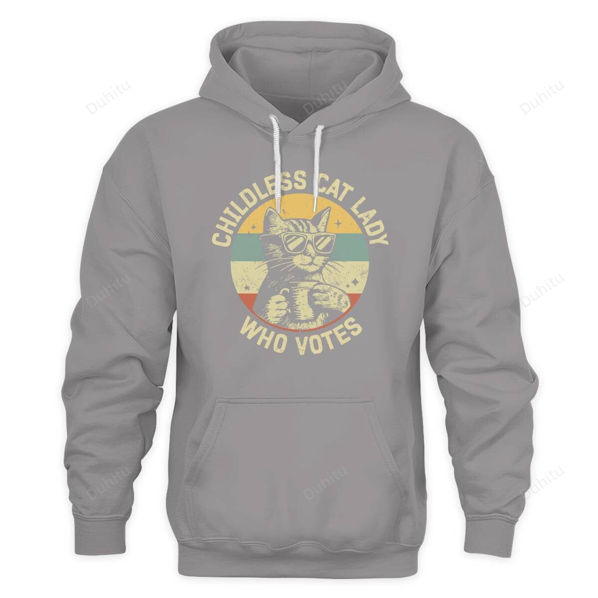 Childless Cat Lady Who Votes 2024 Election Funny Cat Lover - Walmart.com