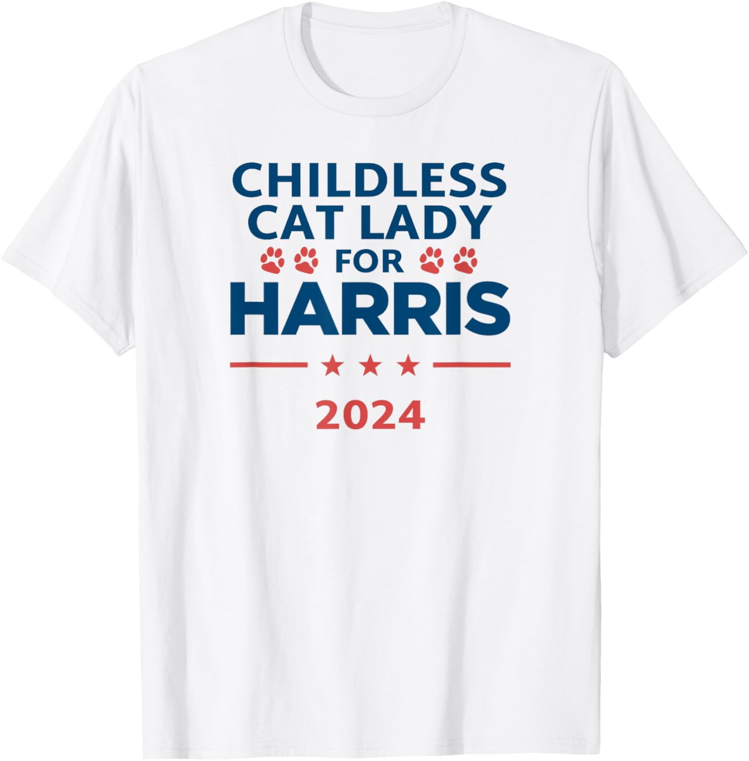 Childless Cat Lady for Harris T-Shirt - Walmart.com