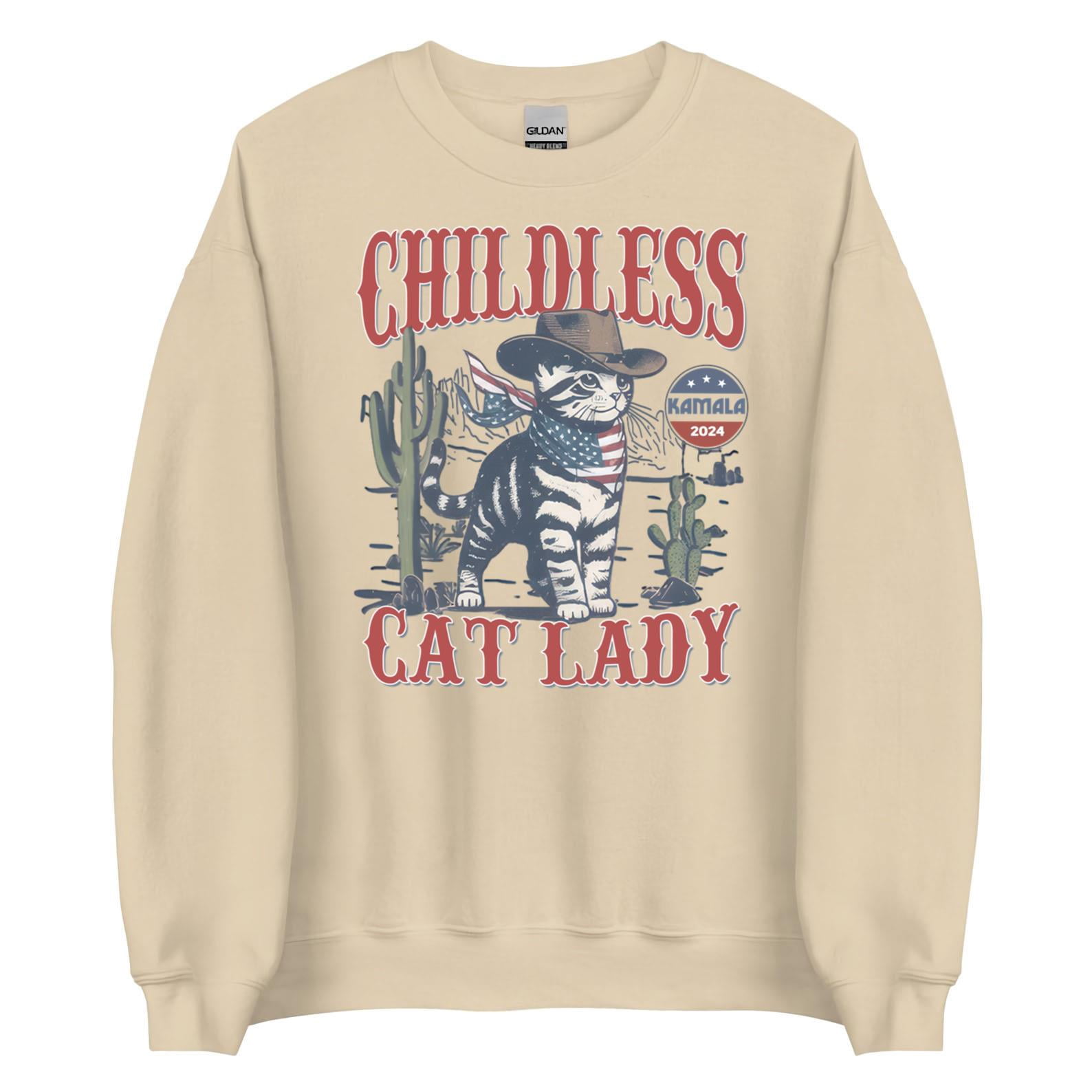 Childless Cat Lady Classic T-Shirt-TH2780 - Walmart.com