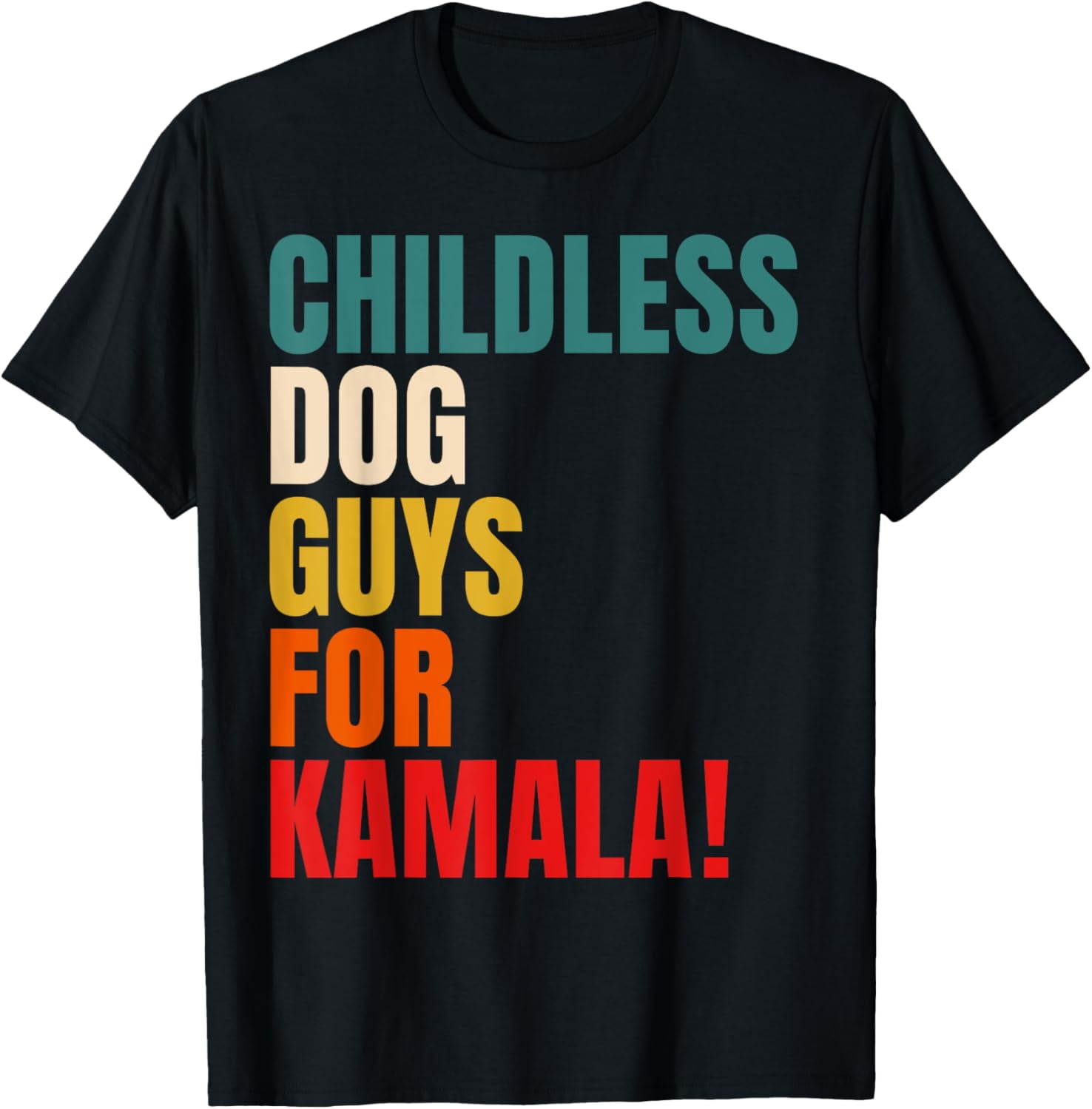 Childless Dog Guys For Kamala Harris 2024 T-Shirt - Walmart.com