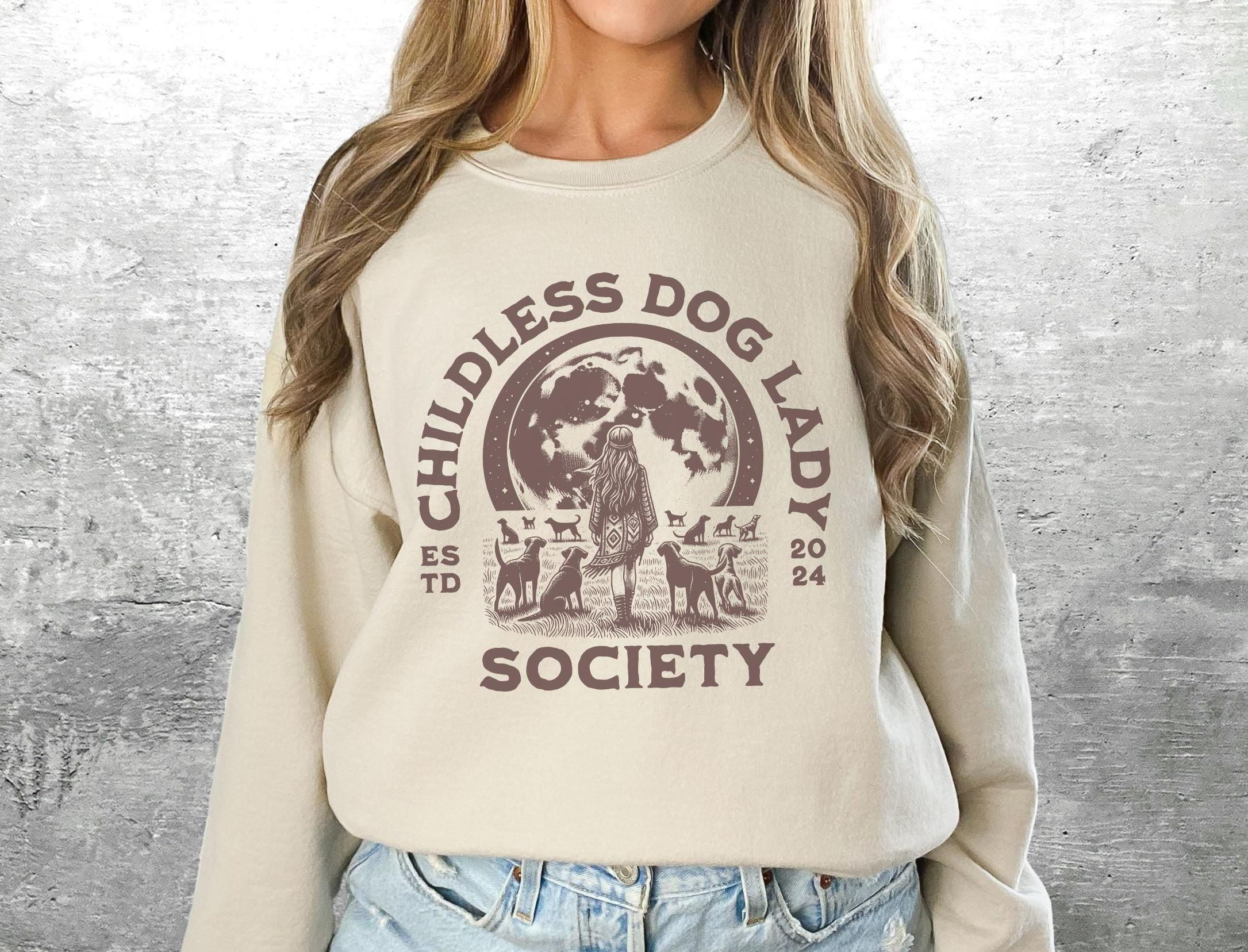 Childless Dog Lady Shirt, Childless Dog Lady Society, Feminist ...
