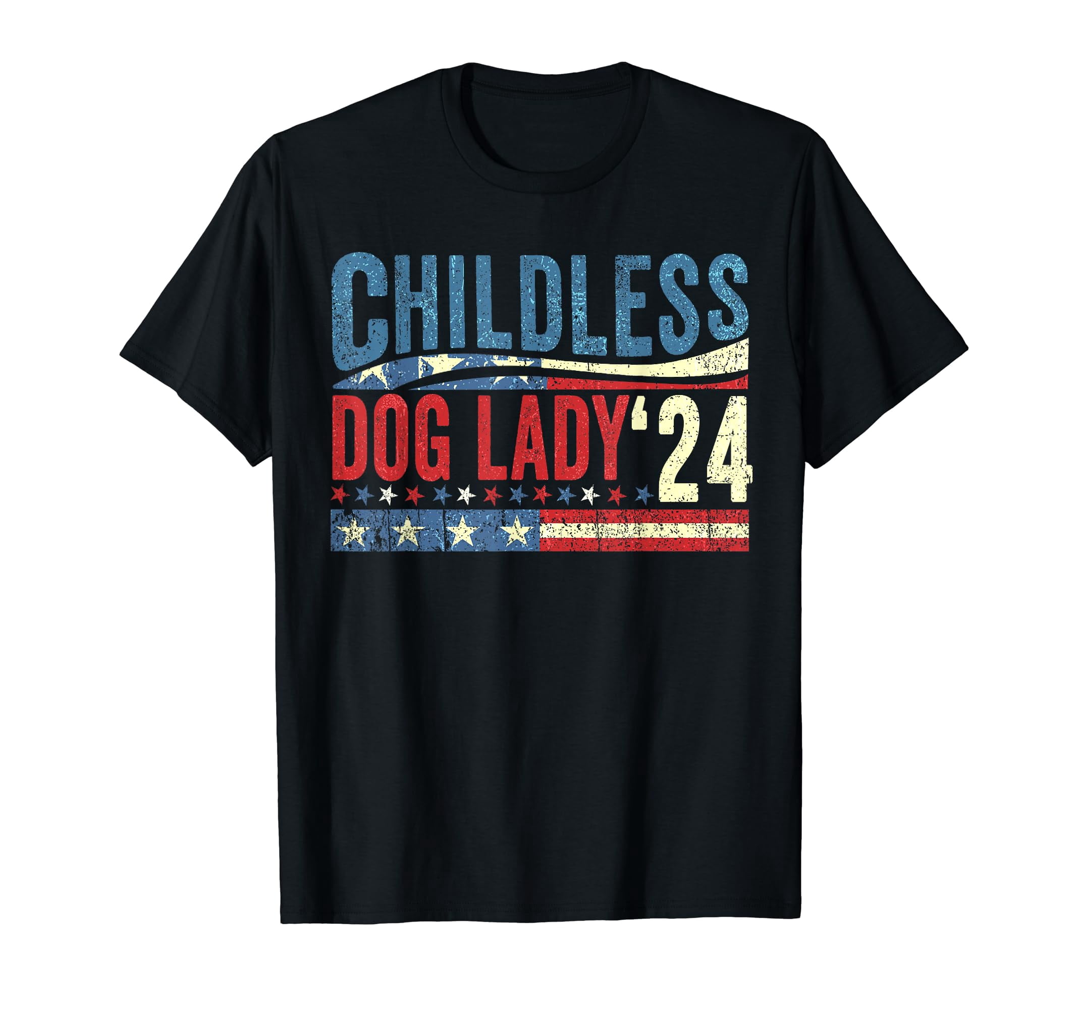 Childless Dog Lady Vote Harris Kamala 2024 T-Shirt - Walmart.com