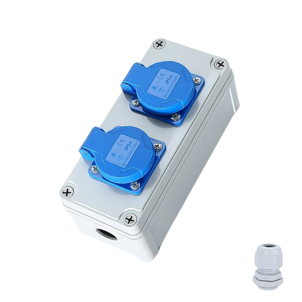 Childproof 3 Pin 16A Outdoor Power Outlet Case with Seal Water Defense ...