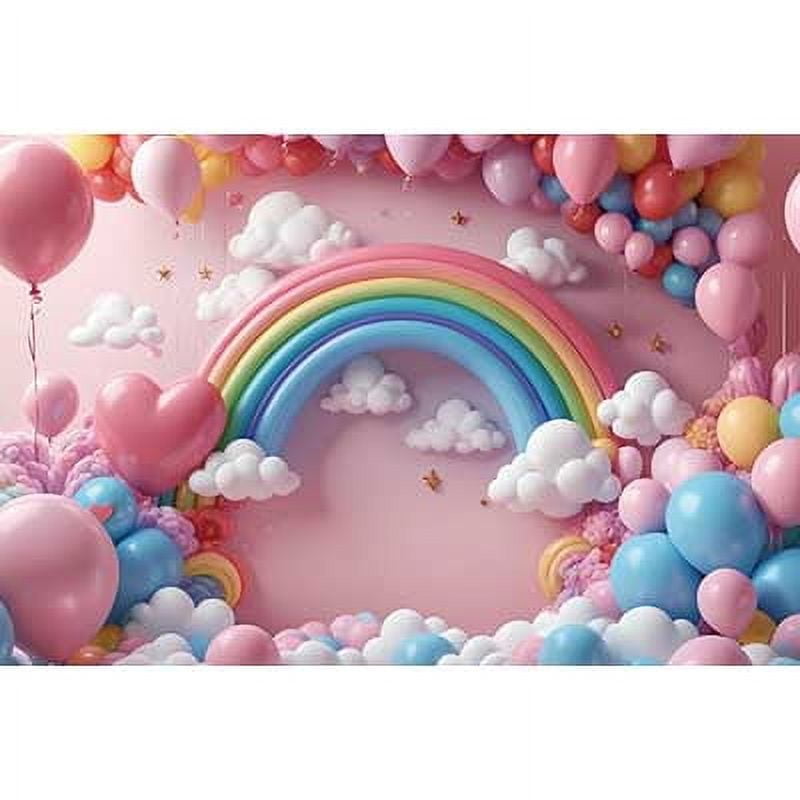 Childr Balloons Birthday Party Photocall Backdrop Cloud ration ...