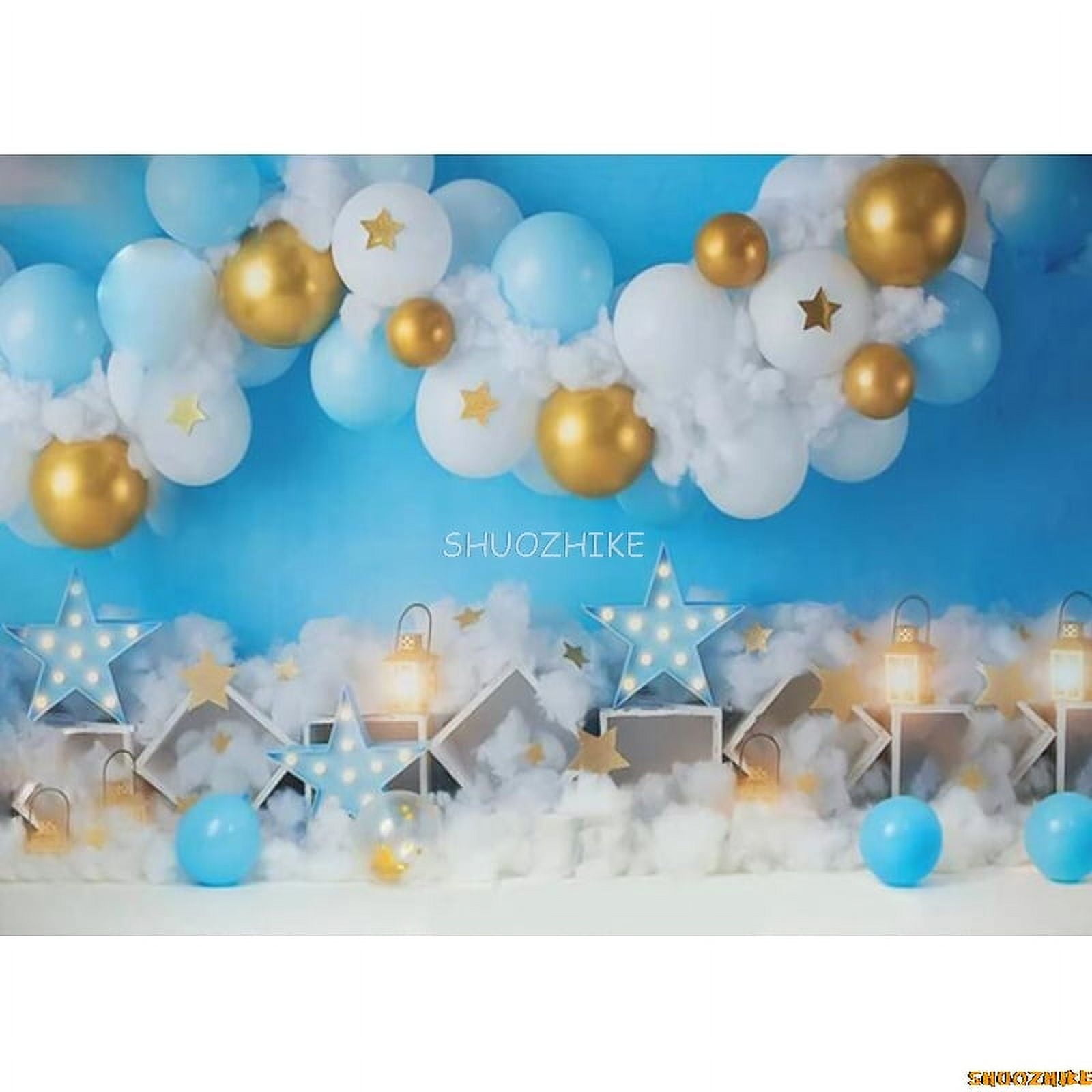 Childr Birthday ration Photography Backdrops Party r Balloon Background ...