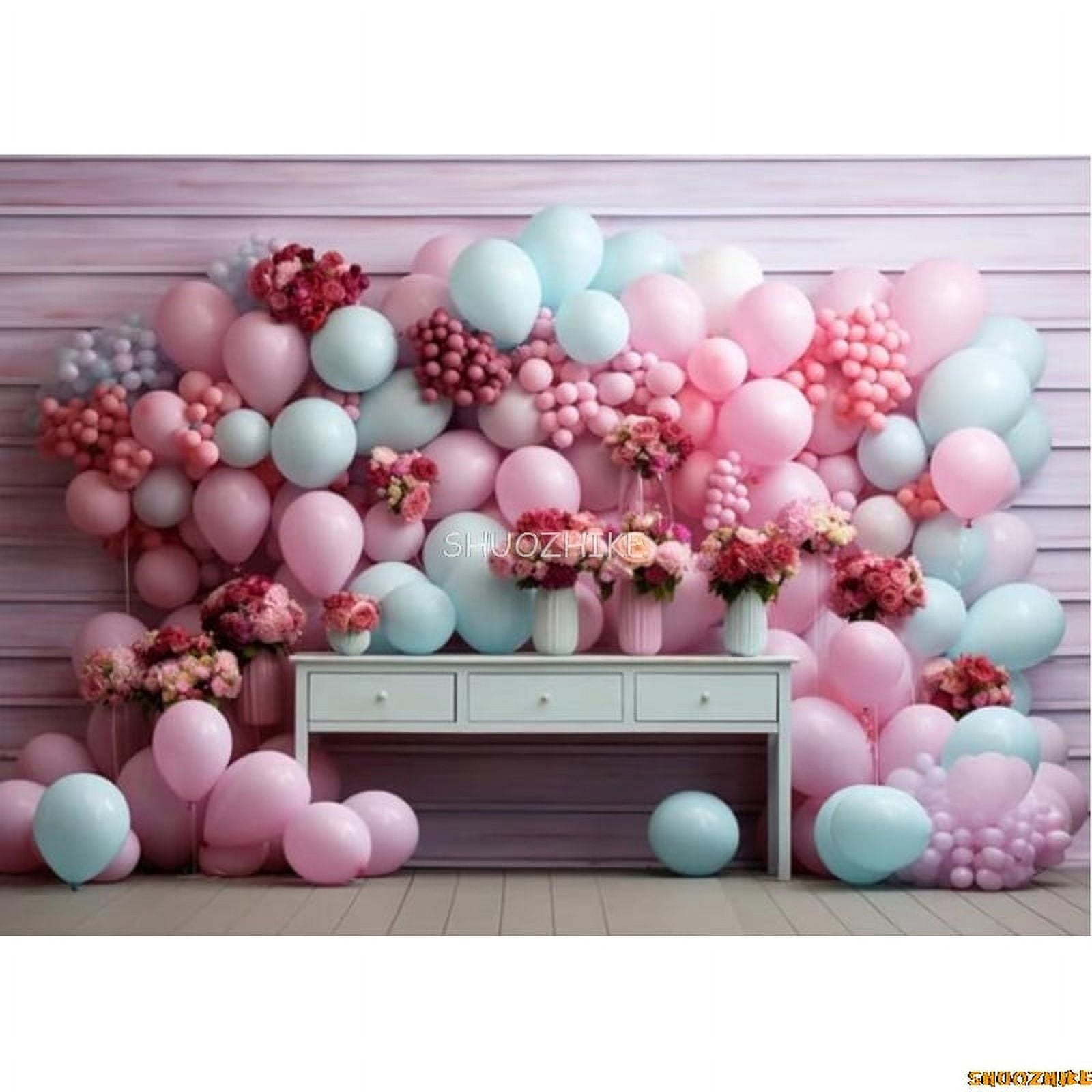 Childr Birthday ration Photography Backdrops Party r Balloon Background ...