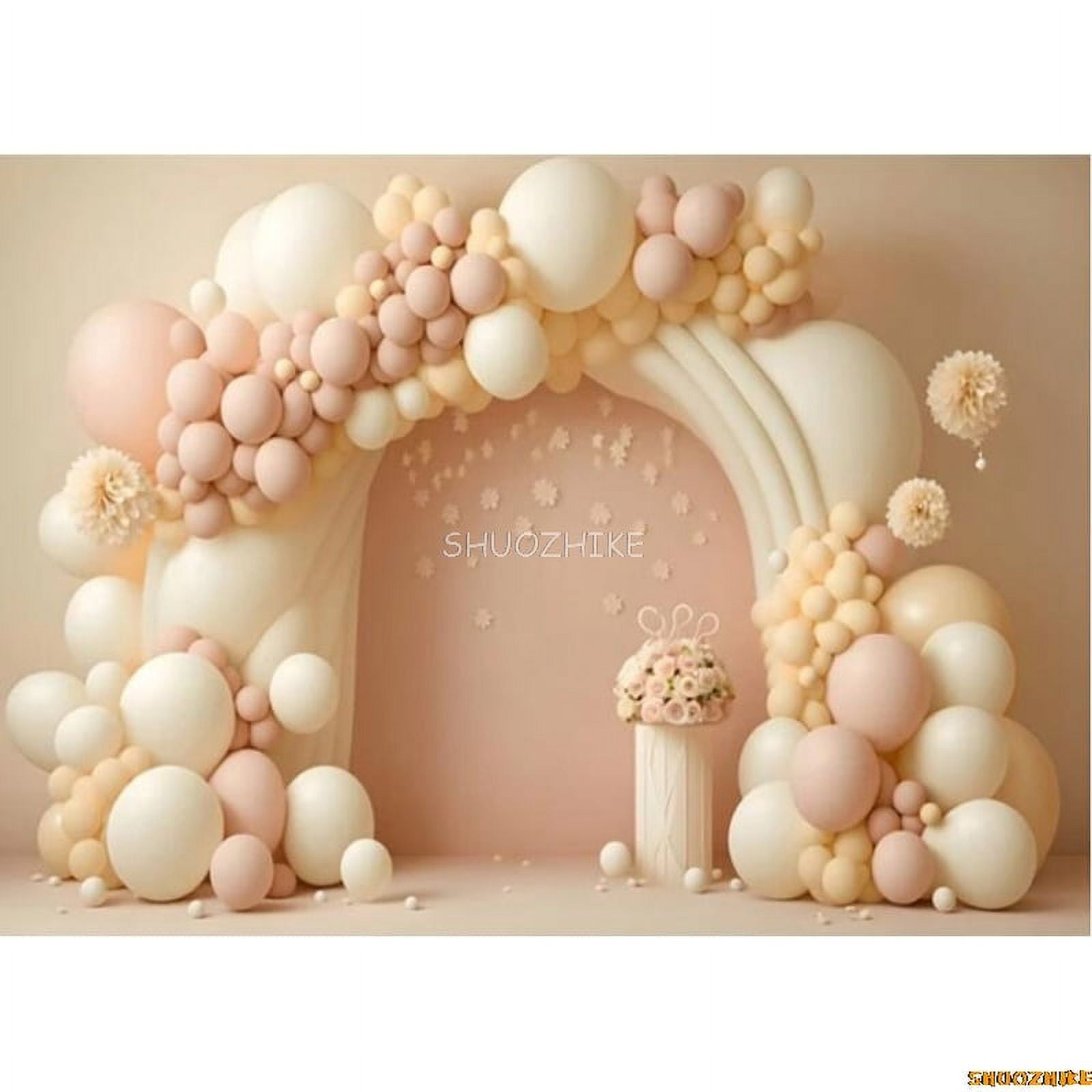 Childr Birthday ration Photography Backdrops Party r Balloon Background ...