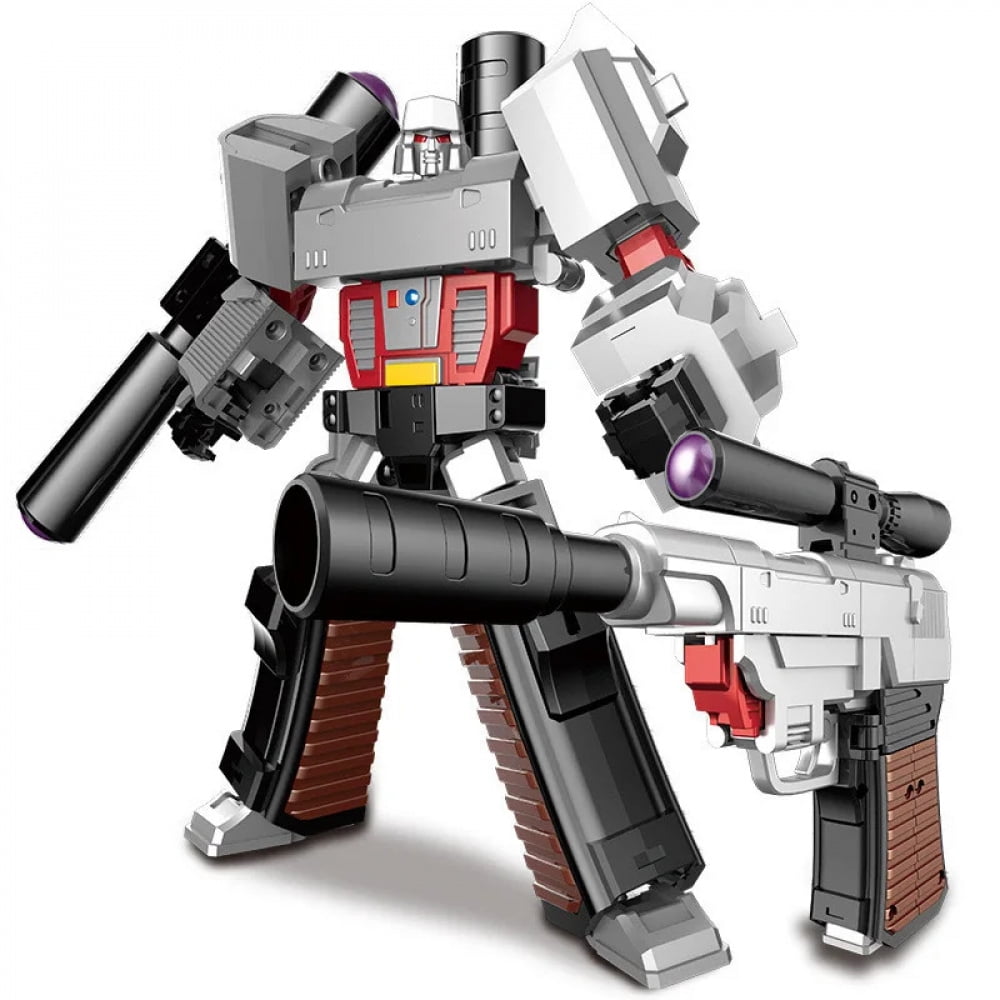 Children Action Figure 2in1 Transforming Robot Gun Toy Transforming ...