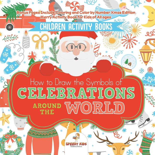 Children Activity Books. How to Draw the Symbols of Celebrations around ...